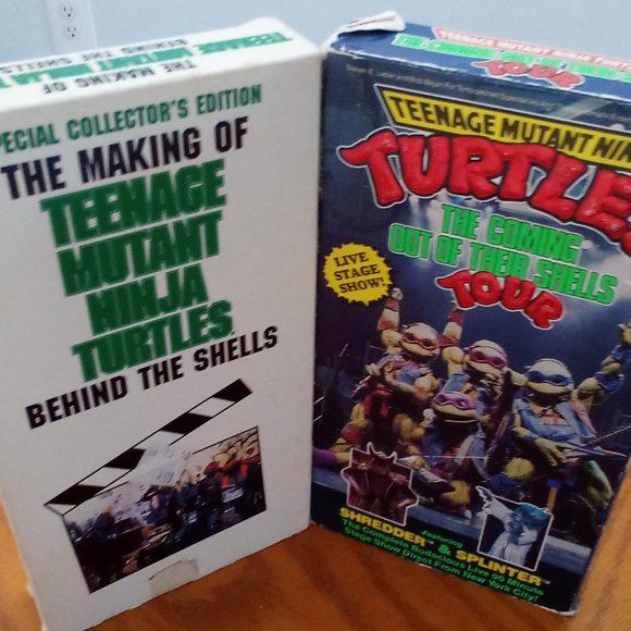 VHS | Other | Teenage Mutant Ninja Turtles Behind The Shells Tmnt ...